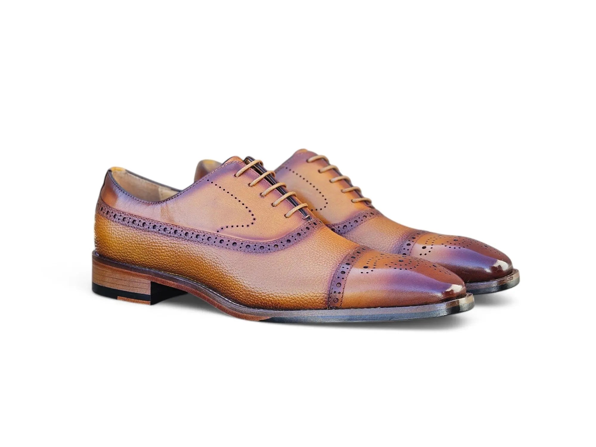 Cap Toe Oxford Shoes | Premium Leather Sole