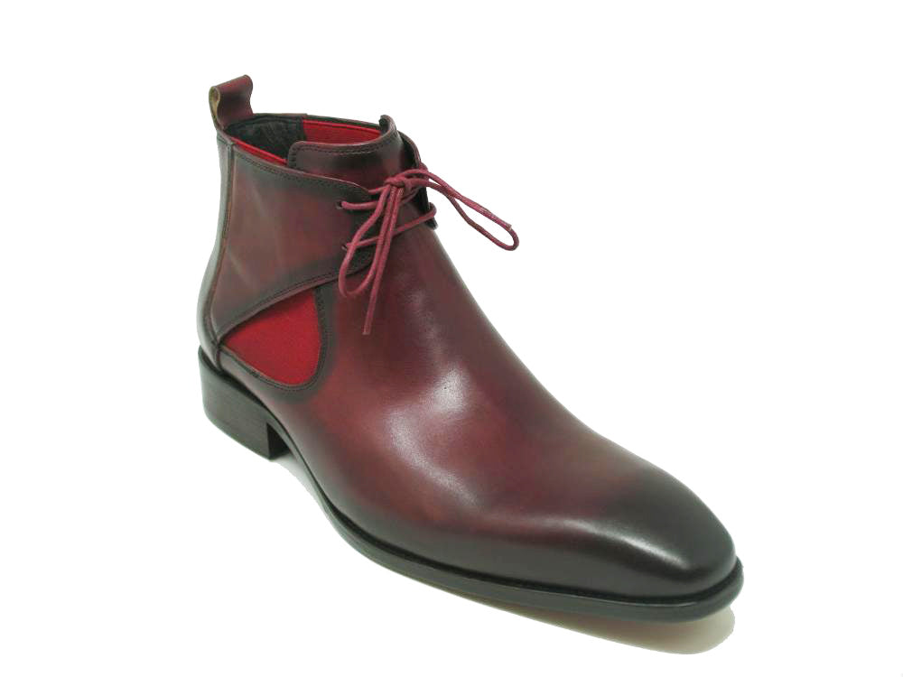 Carrucci Calfskin Lace-up Chukka Boot